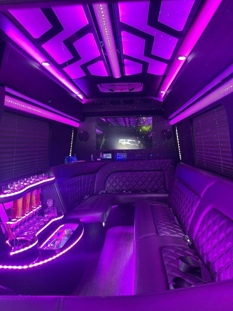Lux Limo Sprinter purple - SF City Limo